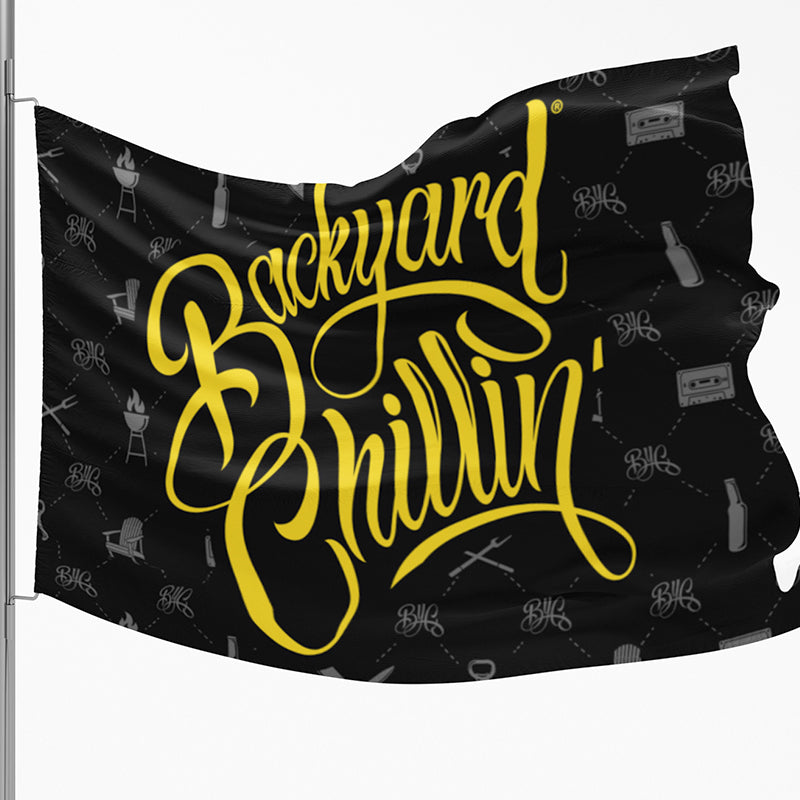 Backyard Chillin Flag — CityLocs