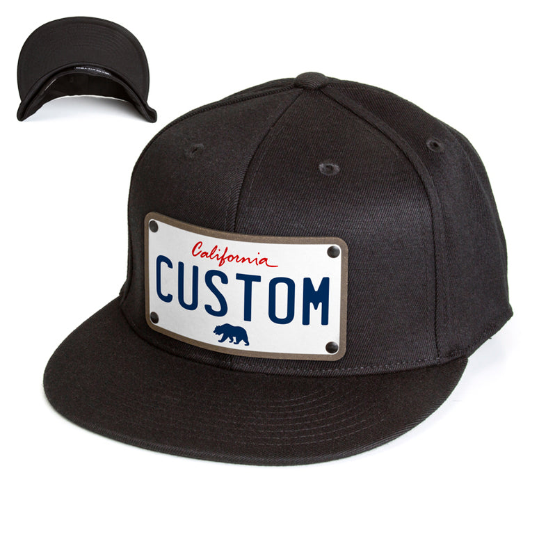 Custom California White License Plate Hat - Express Your Style — CityLocs