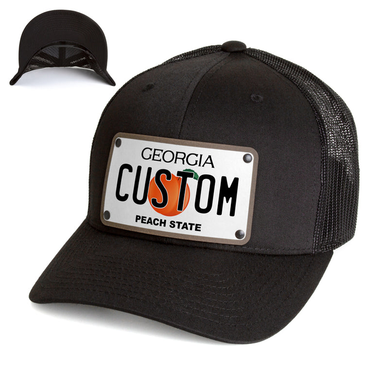 Custom Georgia License Plate Hat - Showcase Your State Pride — CityLocs