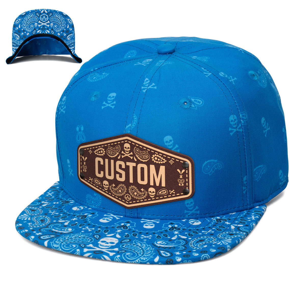 Custom Paisley Skull Hat: Express Your Edgy Style — CityLocs