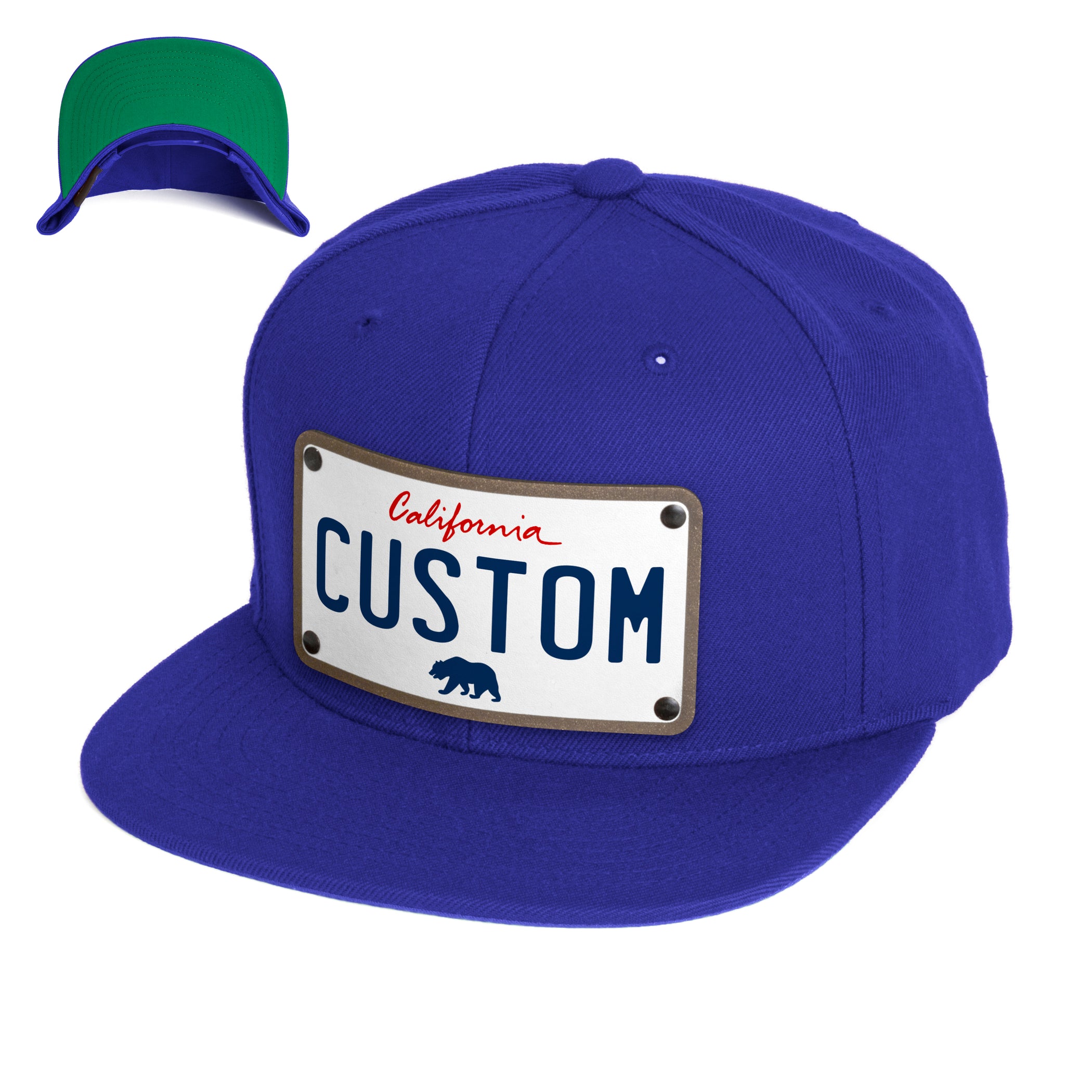 Custom California White License Plate Hat - Express Your Style — CityLocs