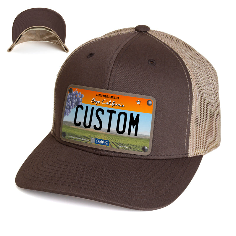 Custom Baja California License Plate Hat — CityLocs