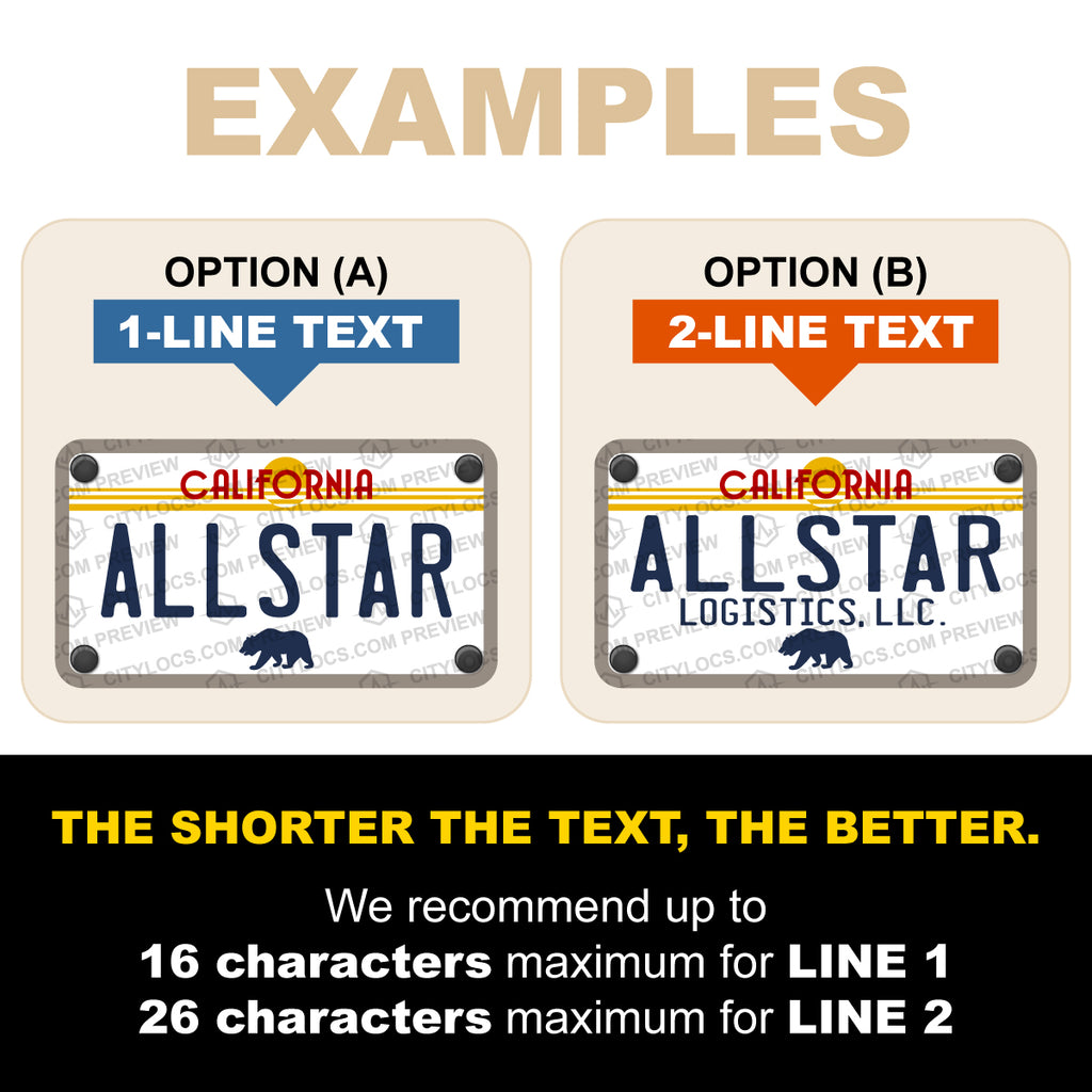 CALIFORNIA PLATE HAT — CityLocs