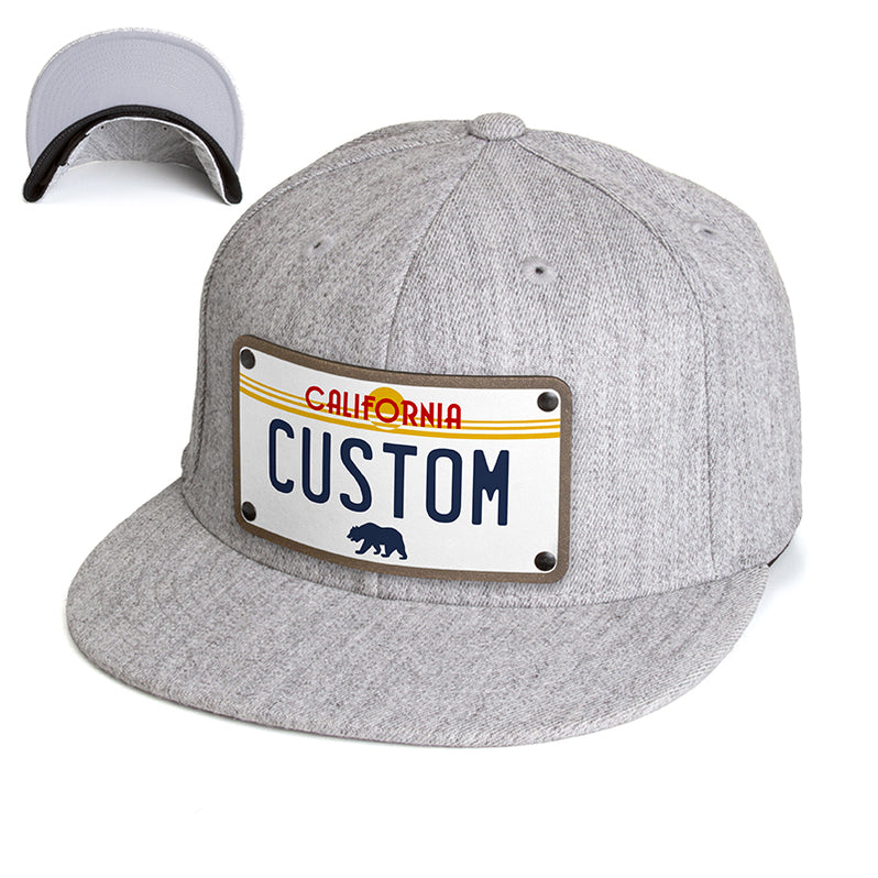 Custom California License Plate Hat - Express Your Style — CityLocs