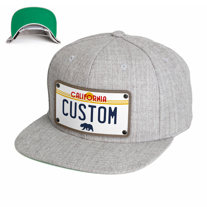 Custom California License Plate Hat - Express Your Style — CityLocs