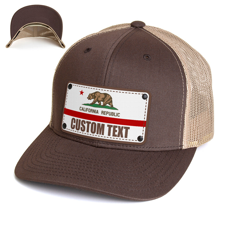 Custom California Flag Hat | Personalized Headwear — CityLocs