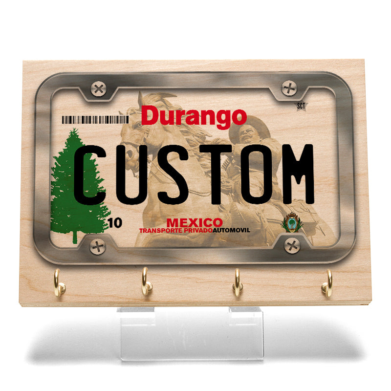 Durango License Plate Key Rack — CityLocs