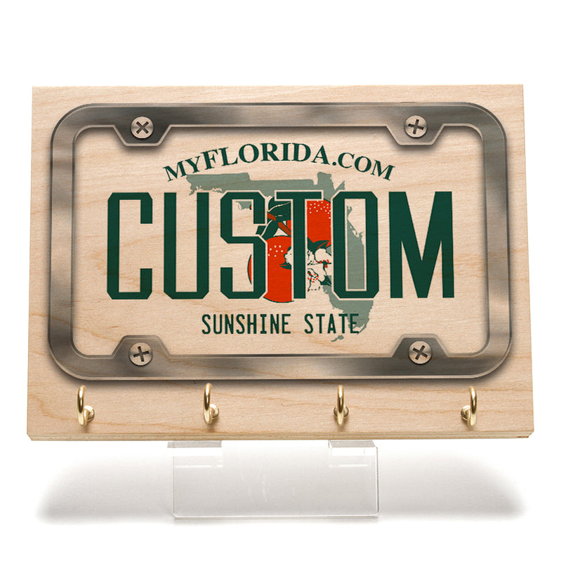 Custom US License Plate Key Racks: Organize in Style! — CityLocs