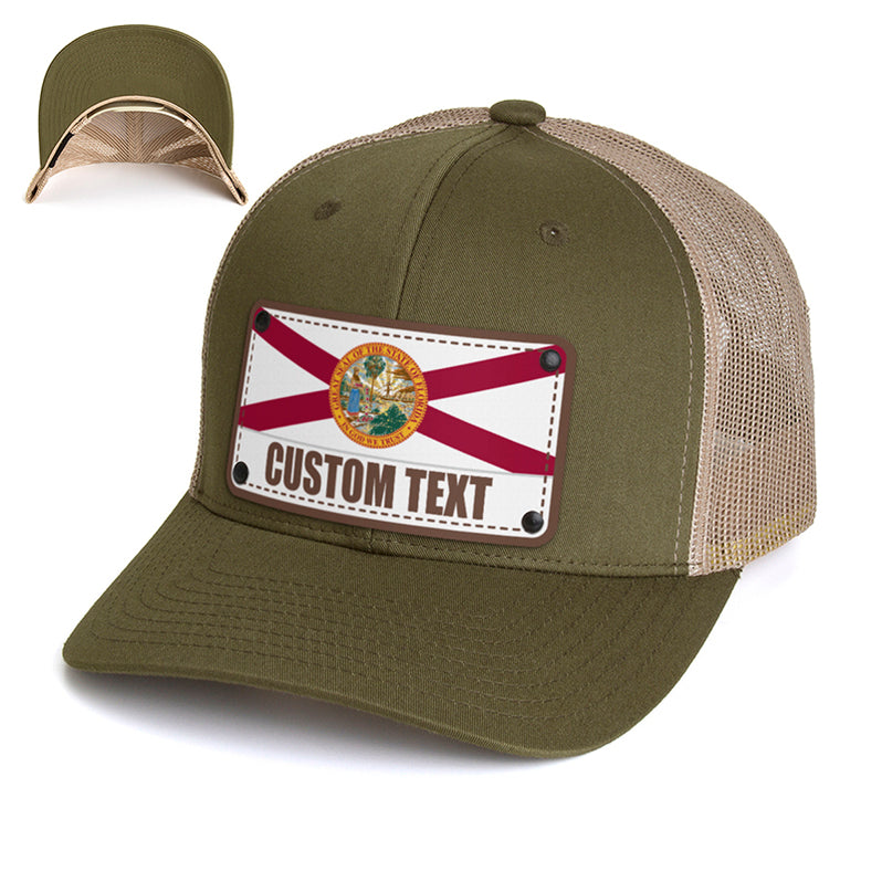 Custom Florida Flag Hat | Personalized Headwear — CityLocs