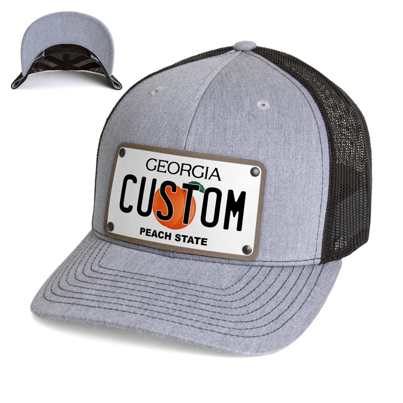 Custom Georgia License Plate Hat - Showcase Your State Pride — CityLocs