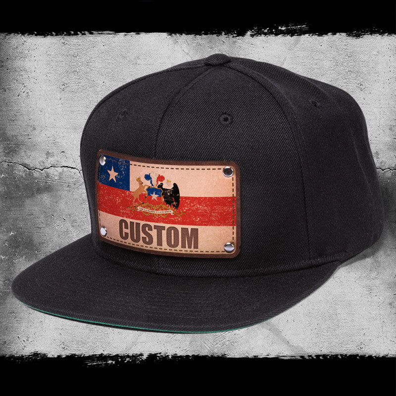 Chile flag caps for men customized by Citylocs.com — CityLocs