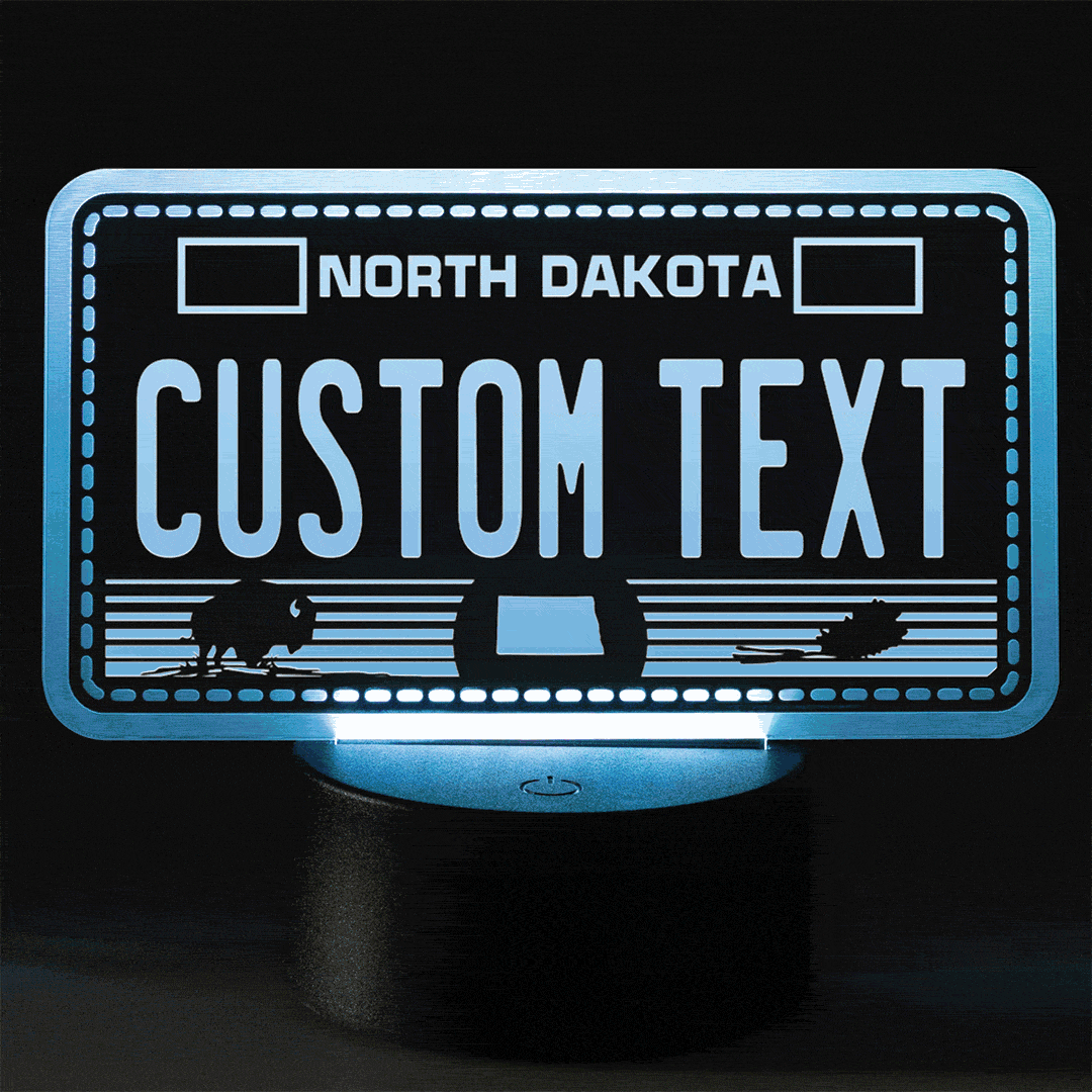 Led North Dakota License Plate Lamp — CityLocs