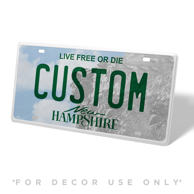 Custom New Hampshire Replica License Plate — CityLocs