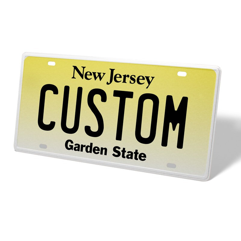 Custom New Jersey Replica License Plate — CityLocs