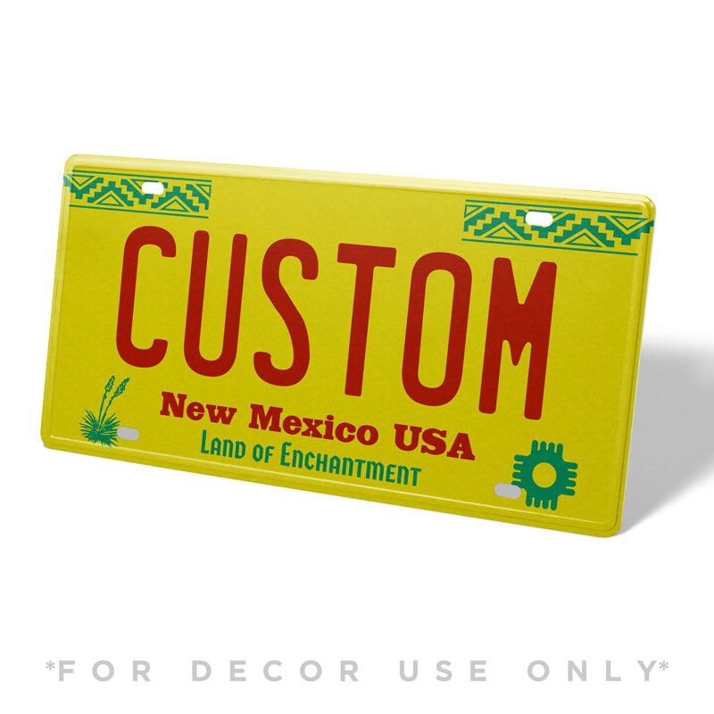 Custom New Mexico 2022 Replica License Plate — CityLocs