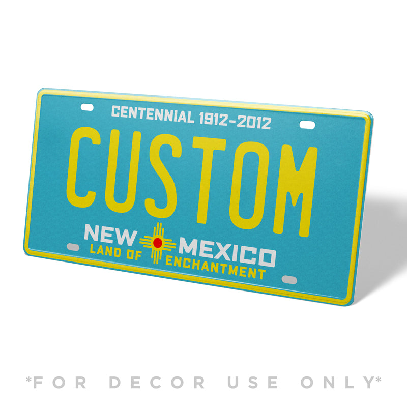 Custom New Mexico 2022 Replica License Plate — CityLocs