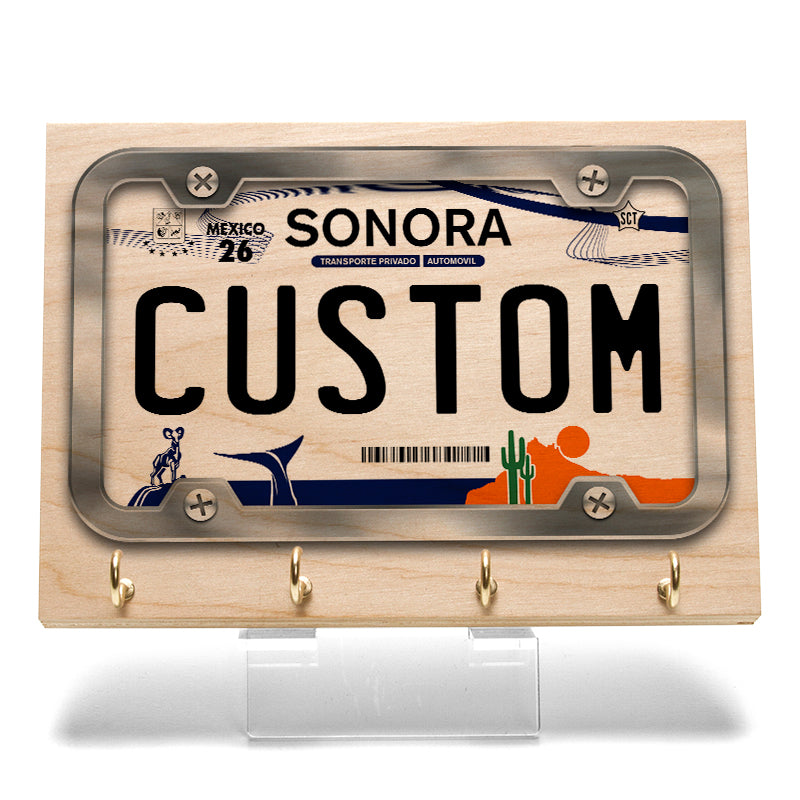 Custom Sonora License Plate Key Rack: Organize Keys with Style — CityLocs