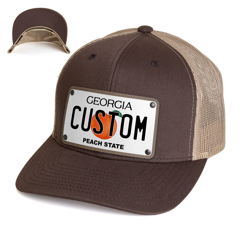 Custom Georgia License Plate Hat - Showcase Your State Pride — CityLocs