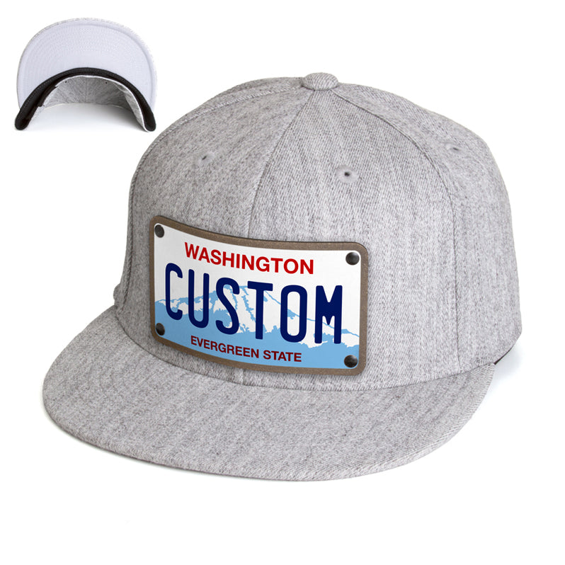 Custom Washington Plate Hat - Show Your Washington Spirit — CityLocs