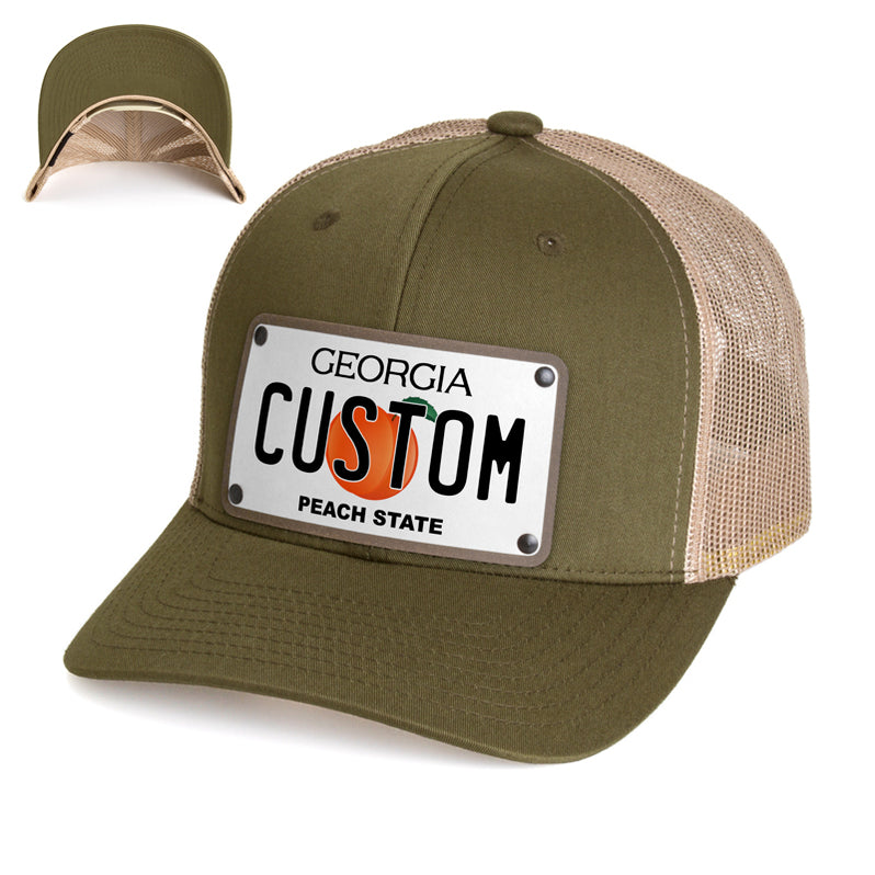 Custom Georgia License Plate Hat - Showcase Your State Pride — CityLocs